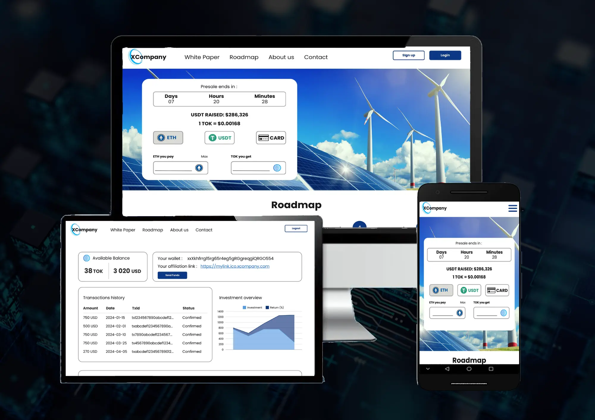 Launch your ICO platform | Open2be